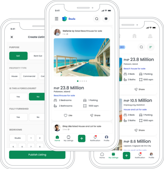 Dazle | Property Listing Management App